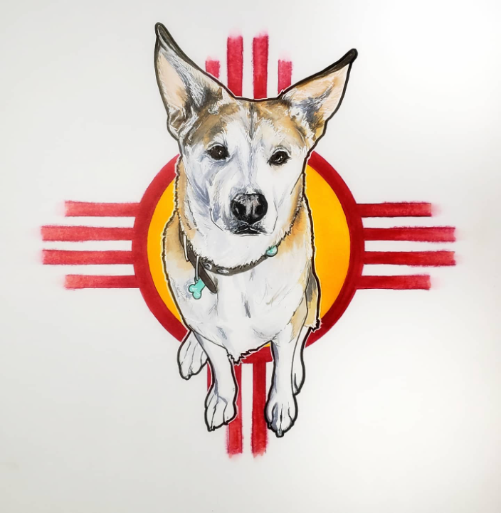 Metairie, LA - Reaux Art - Metairie Louisiana Pet Portrait Artist