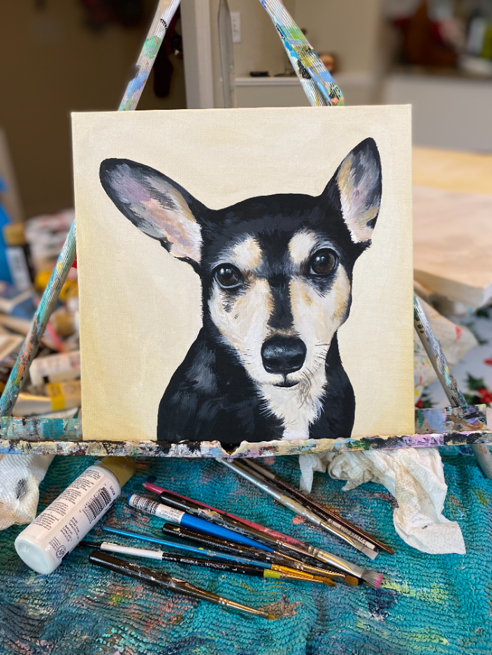 Cary, NC - Hand Painted Pet Portraits
